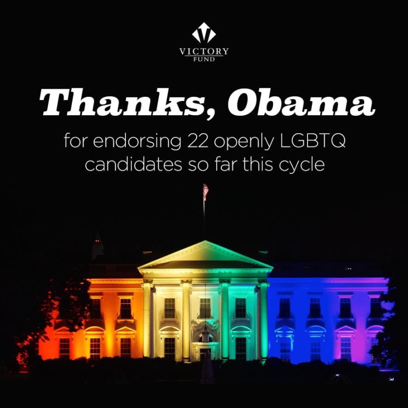 President Obama Endorses 17 Lgbtq Victory Fund Endorsed Candidates In