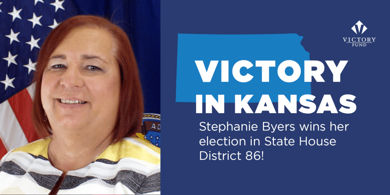 Stephanie Byers is elected as Kansas' first trans official – LGBTQ+ ...