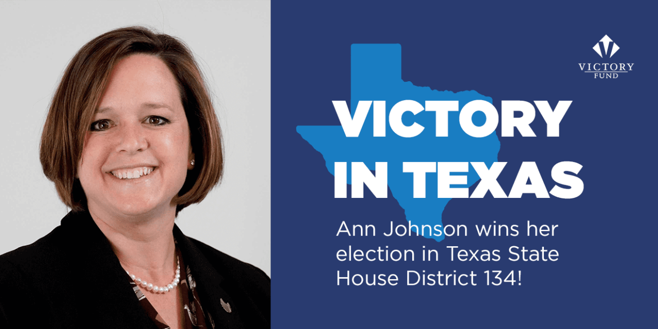 VICTORY in the Texas legislature! – LGBTQ+ Victory Fund